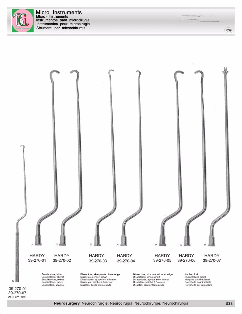 Hardy Dissector Sharpened Inner Edge Hardy Implant Fork - Buy Micro ...
