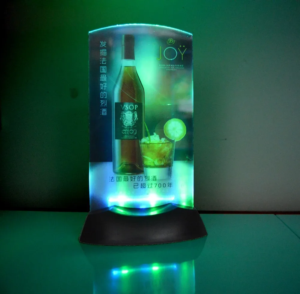 Led Acrylic Table Menu Display Holder,Table Stand Menu Holder - Buy ...