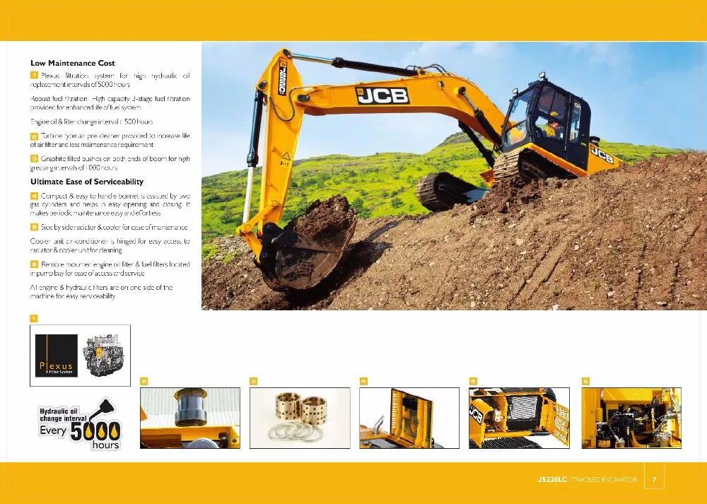 Jcb Js 220lc Hydraulic Tracked Excavator Good Control Hydraulic Tracked ...