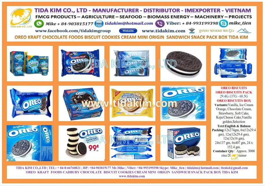 Pringles Potatoes - Orange Strawberry Oreo Chocolate Tida Kim - Cookies ...