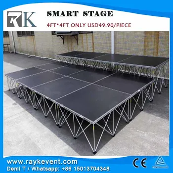 Singapore Wholesale Retractable Stage Backdrop Portable Stage Platform ...