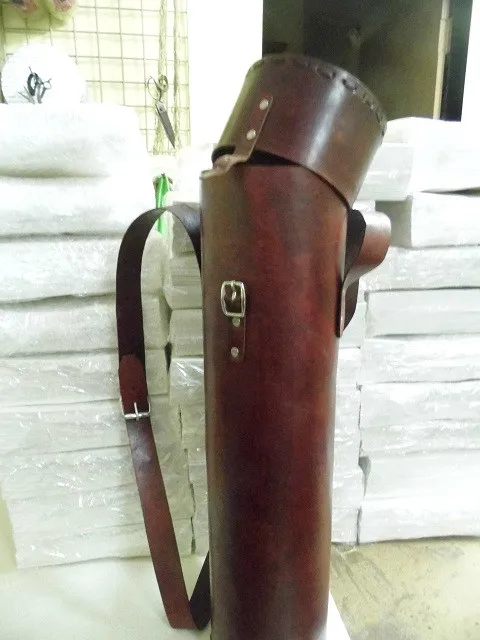 Custom Made Embossed Leather Scroll Tubes Suitable For Packaging Scroll ...