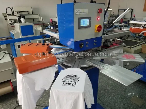 2 Color Silkscreen Automatic Octopus Printing Machine For Paper Bag/t ...