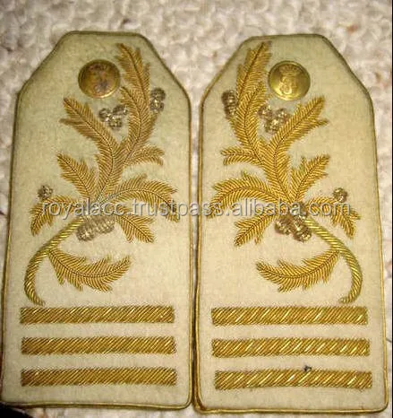 Heavy Duty Uniform Shoulder Board Custom Made Customized Embroidery ...
