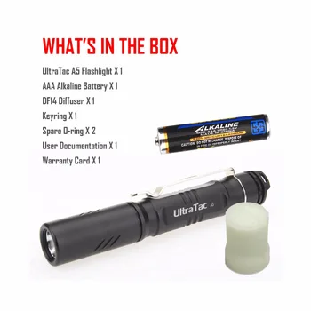 Brightest Aaa Led Keychain Flashlight: Ultratac A5 Best Aaa Mini Light ...