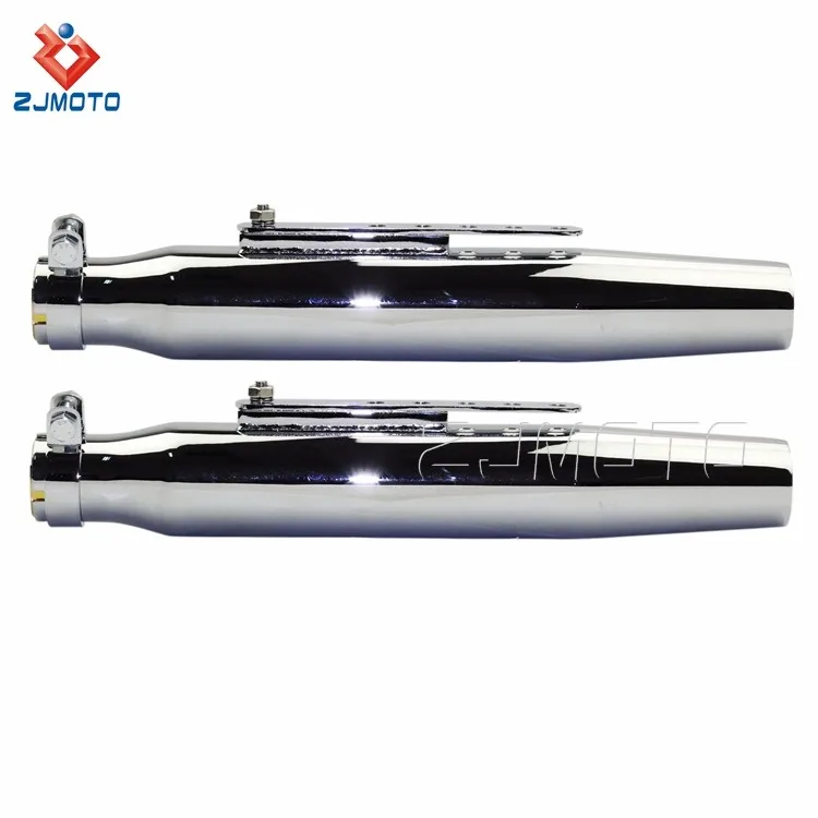Tapered Slip On Muffler Set For All Vintage Universal Fancy Motorcycles ...