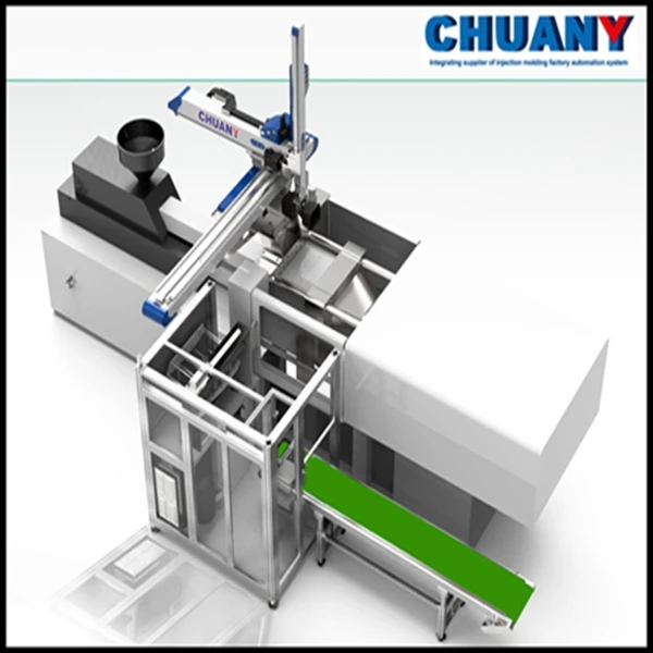 Top Entry Iml Robot In Mould Label System For 5l Oil Bucket,Chemical ...