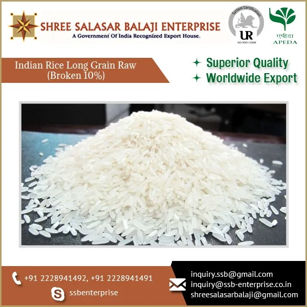 25% Broken Indian Rice/whole Rice Available At Bulk Price - Buy Price ...