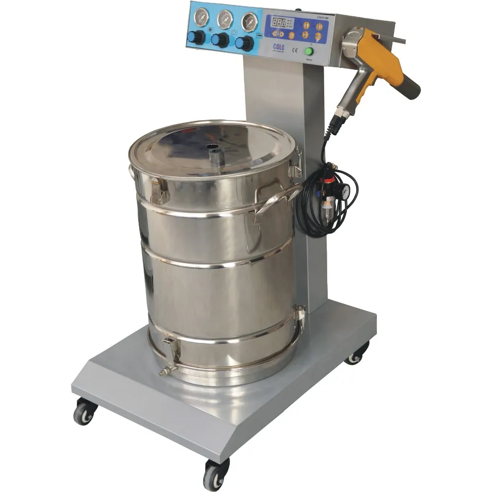 Stainless Steel Powder Hopper With Fluidizing Plate For Powder Coating ...