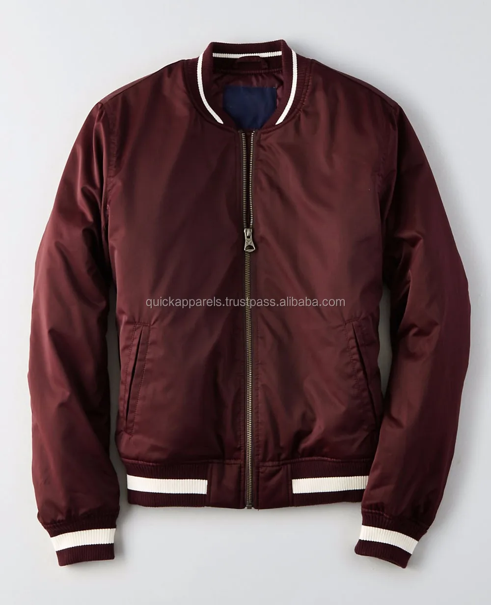 Satin Varsity Jacket,Nylon Varsity Jackets,Polyester Satin Varsity ...