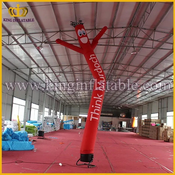 Colorful Single Leg Inflatable Air Dancers Inflatable Wave Man For ...