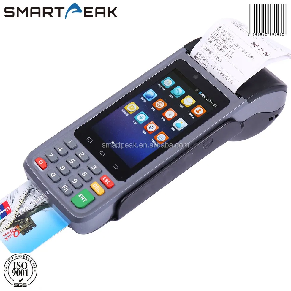 Android Portable Handheld Keypad Pos With Magnetic Card Reader - Buy ...