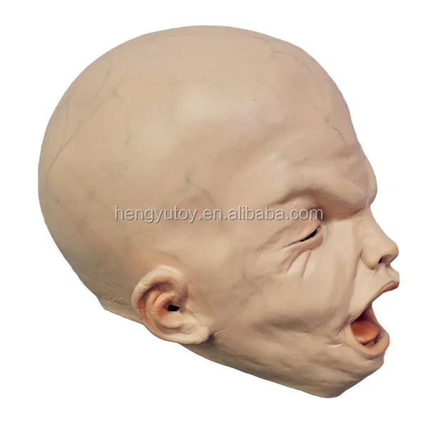 Halloween Big Baby Head Mask - Buy Baby Head Mask,Baby Mask,Baby Head ...