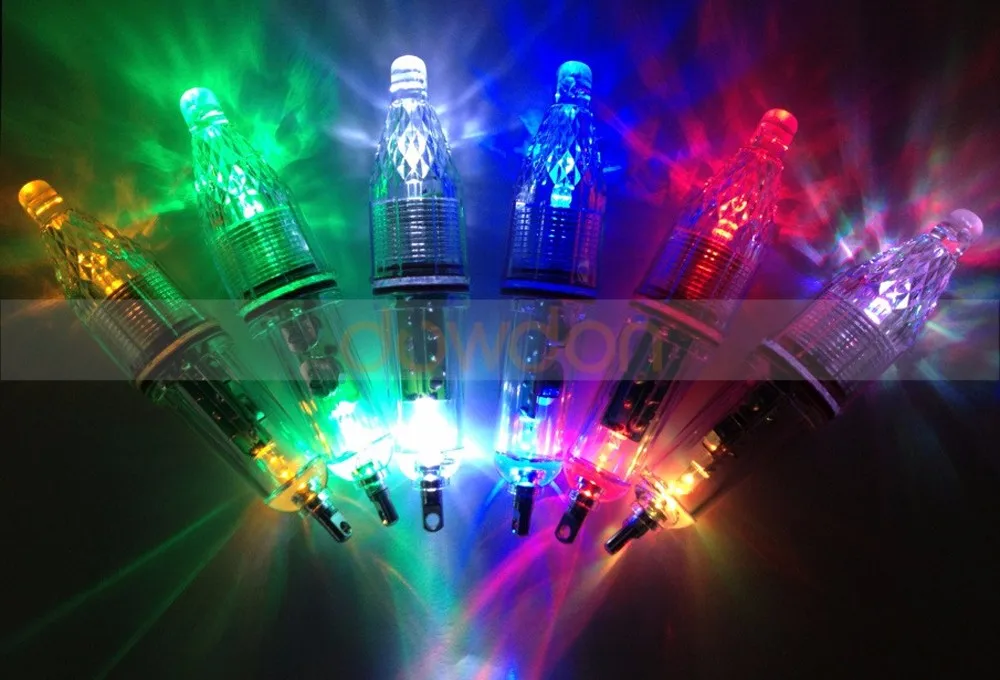 6 Colors 12CM Mini LED 300M Underwater Squid Fishing Light