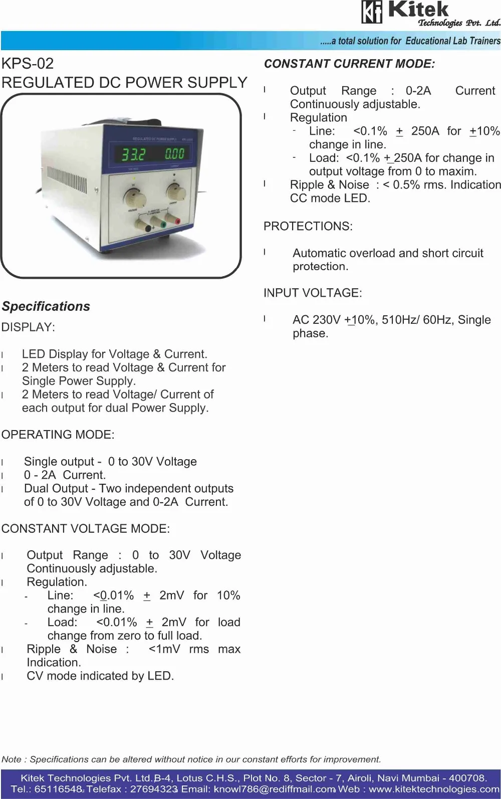 Kps-02 Dc Power Supply 0-30v/0-1a Dc Output Switching Power Supply ...