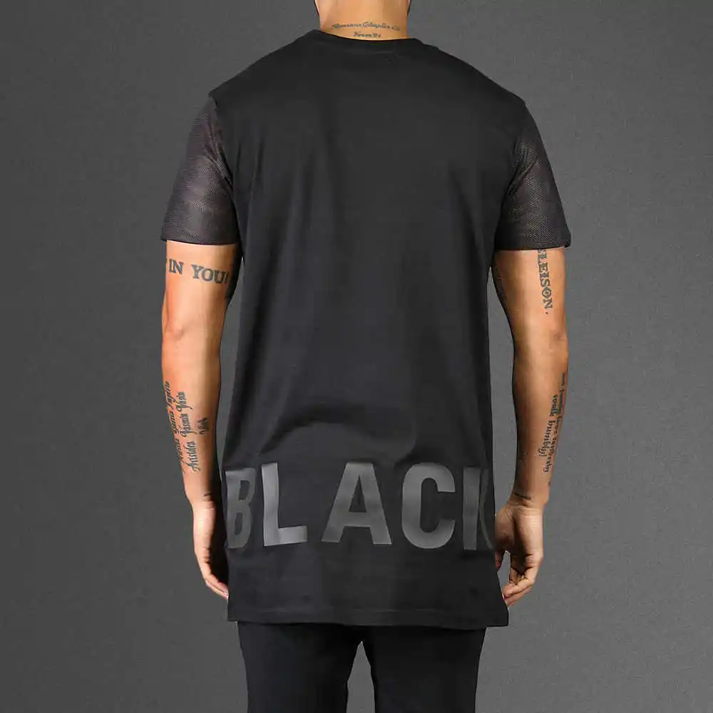 The Basic Long Tail Tee Round Neck Plain T Shirt - Buy Long Tail T ...