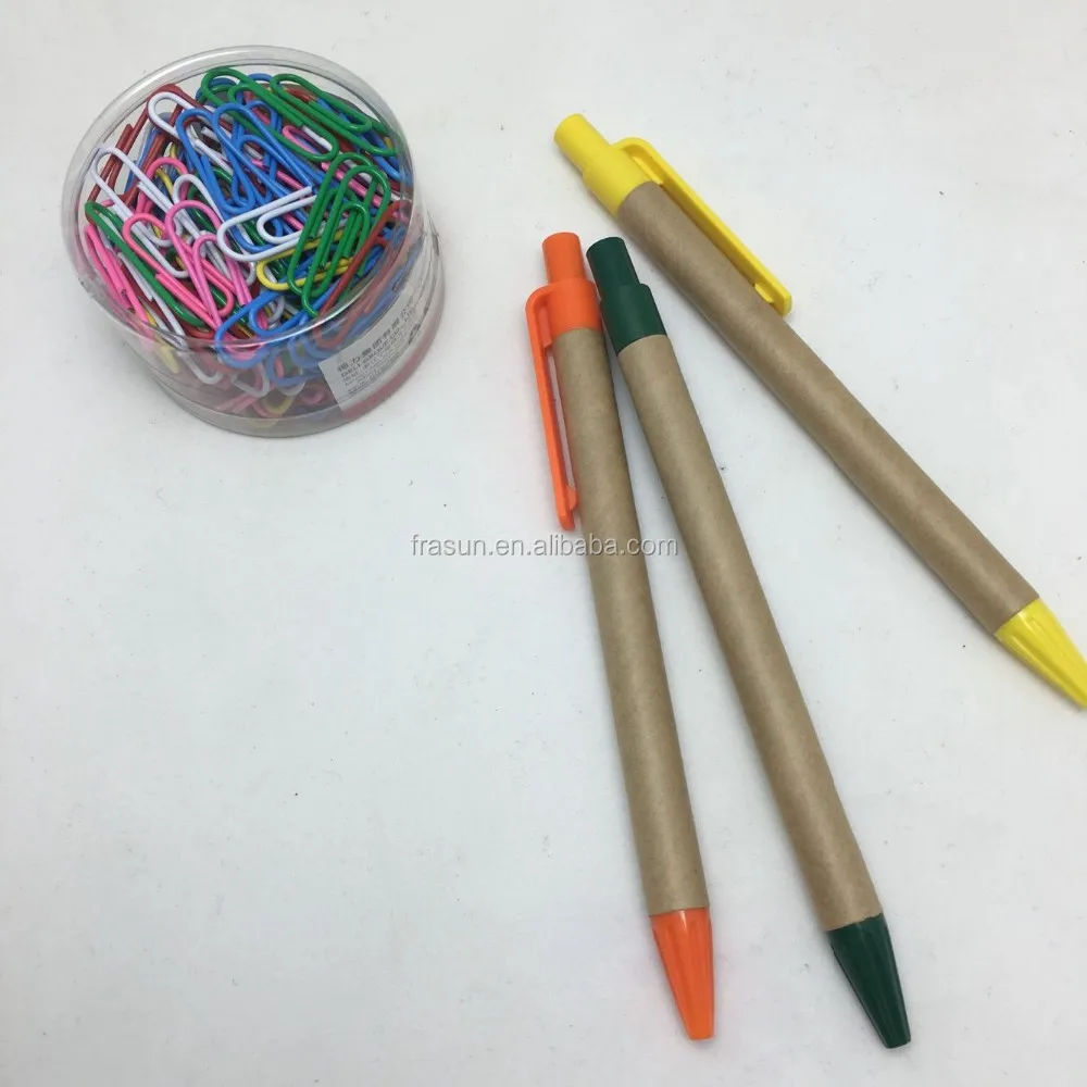 Ecologic Retractable Biodegradable Pen/recycled Cardboard Pen With ...