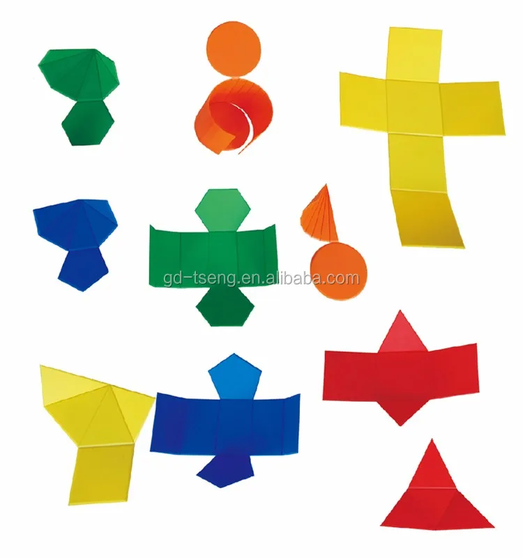 Gd Hot Fun-10cm 10shapes-math Puzzles Brain Teasers/plastic Geometric ...