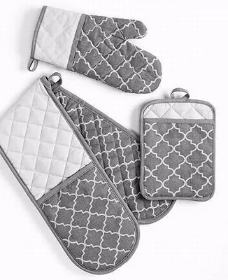 Bakery Oven Mitten Oven Mitts Bake Working Glove & Place Mat - Buy ...