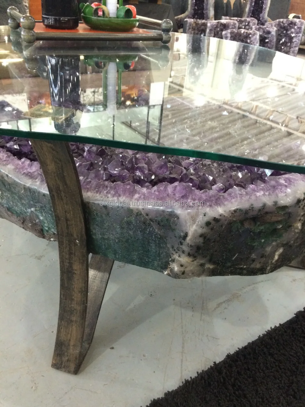 Table Of Amethyst In Different Qualities!! Direct From The Mines ...