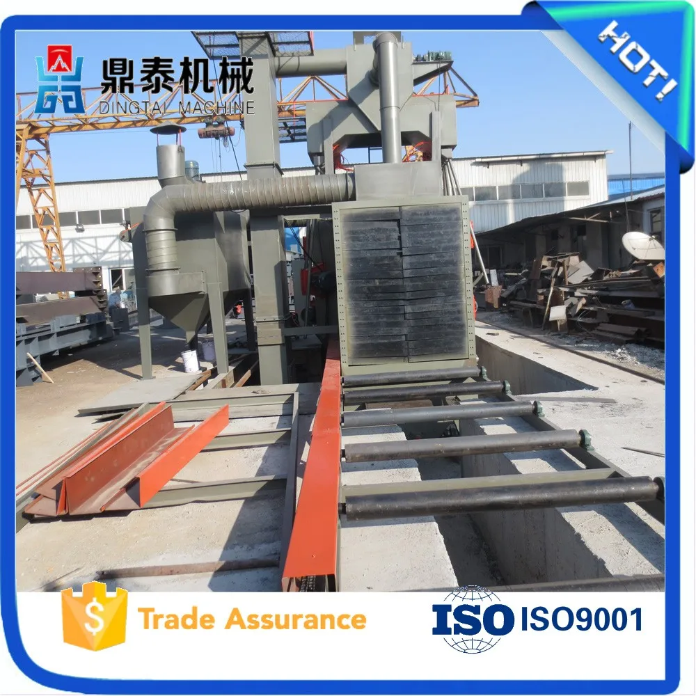 H Beam Steel Plate Shot Blast Cleaning Machine/steel Plate Pretreatment ...