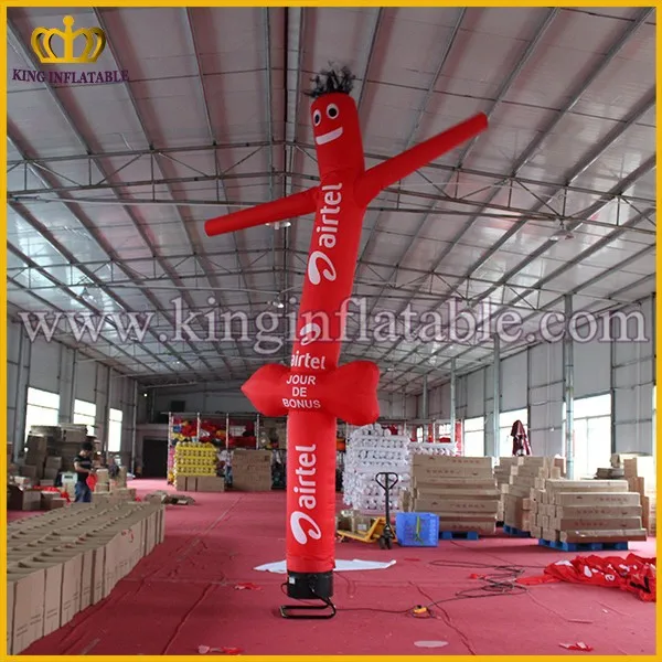 Colorful Single Leg Inflatable Air Dancers Inflatable Wave Man For ...