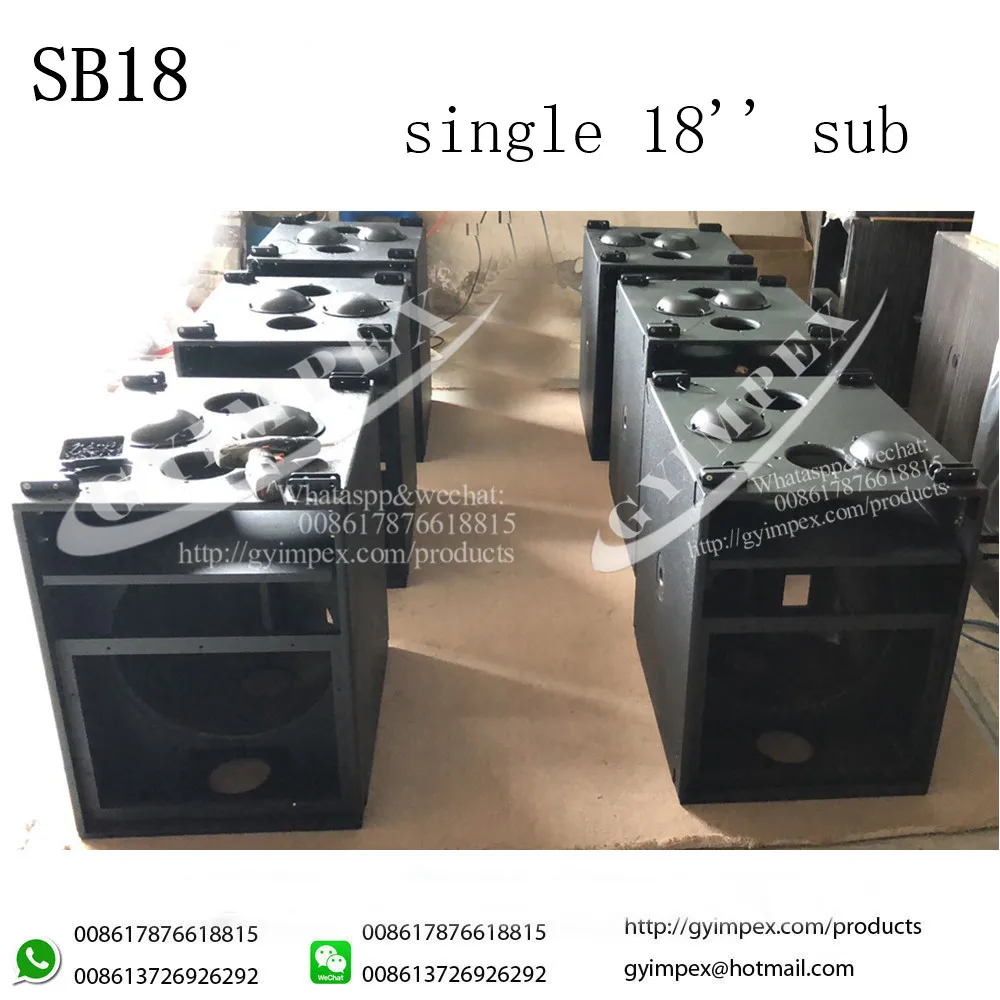 Kara Sb18 Single 18' 'subwoofer Cabinet With Black Matte Painting - Buy ...
