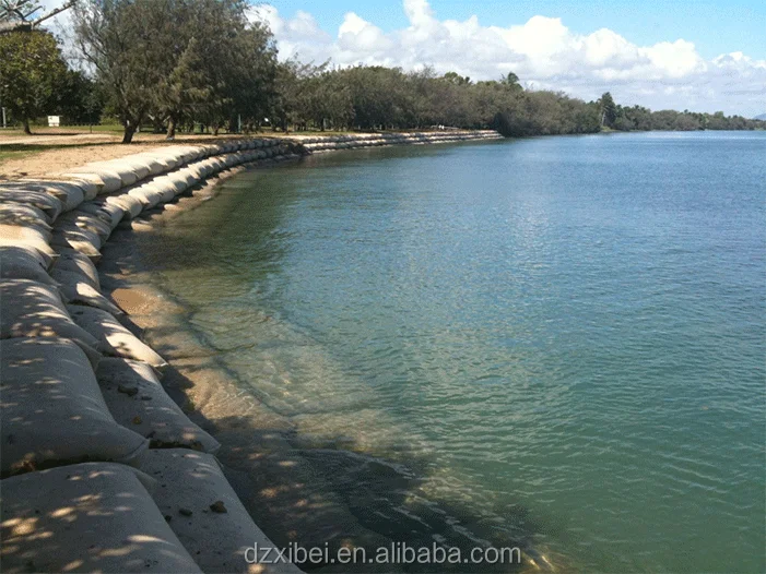 Ocean Nonwoven Geo Bags/geotextiles Sand Container For Beach Protection ...