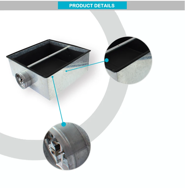 HVAC Transition Galvanized Steel Plenum Box - Modern & Durable