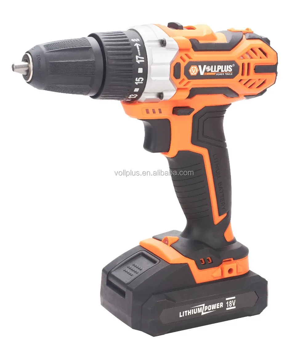 Vollplus Orange 18v 1300mah Single Speed Power Force Li-ion 18v ...