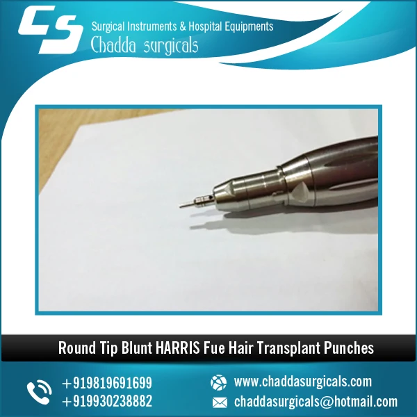 Round Tip Blunt Harris Fue Punches - Buy Hair Transplant Surgery,Fue ...