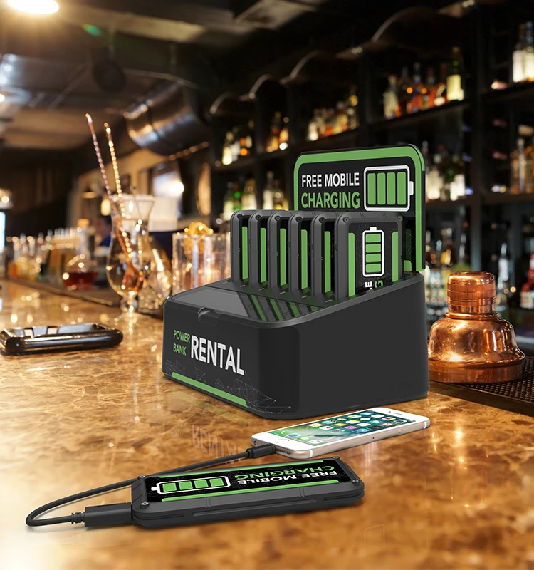 Kidigi Advertising Restaurant Power Bank Station - Fast Charging
