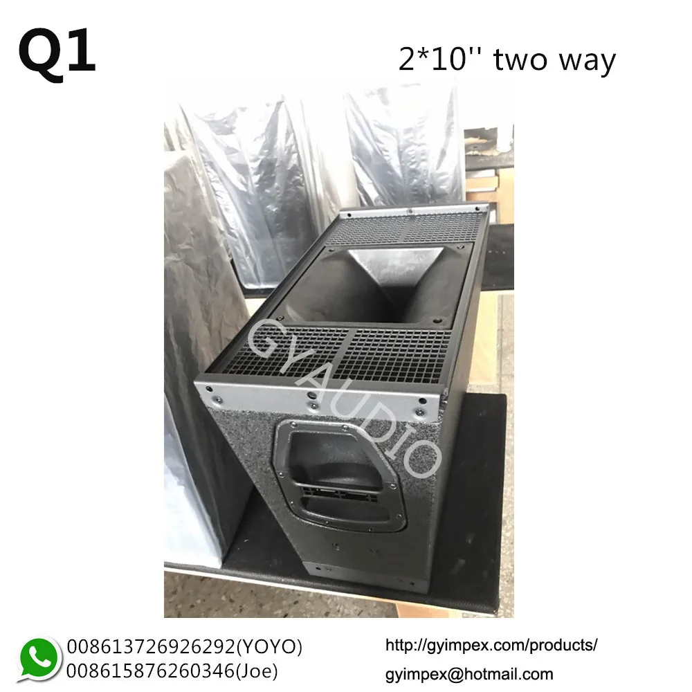 Dual 10 Inch Q1 Q Sub Line Array Cabinets,Empty Line Array Box - Buy Q1 Line Array Box,Line ...