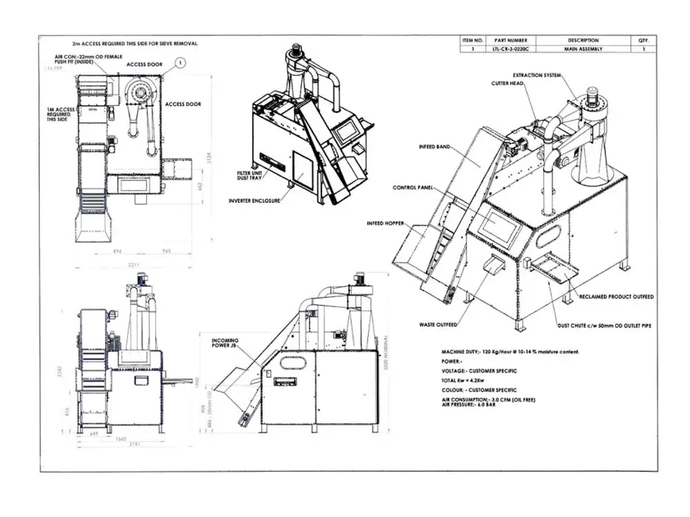 Hauni Tofi Cigarettes Tobacco Reclaimer Machine,Ltl Cr120 Tobacco ...