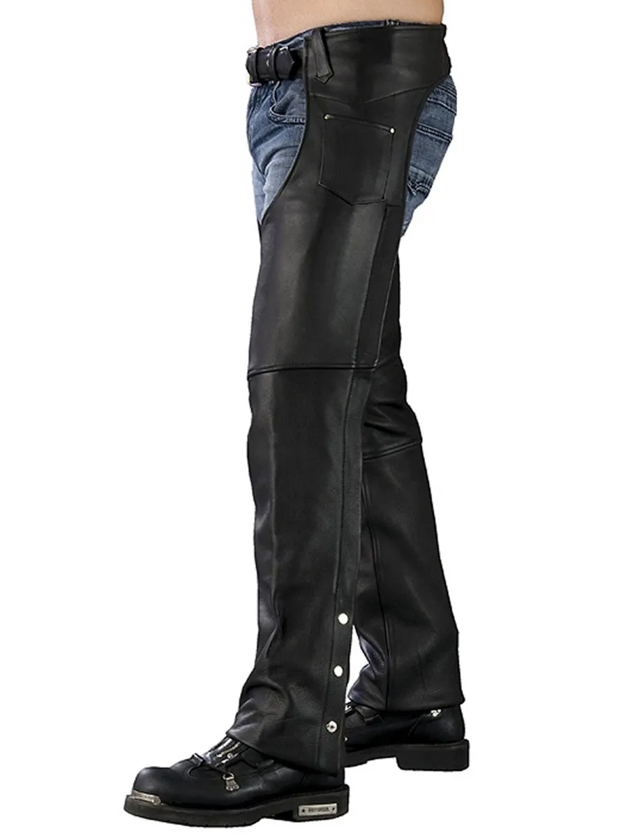 Riding Fashion Cowhide Leather Chaps For Men & Women Suede Leather ...