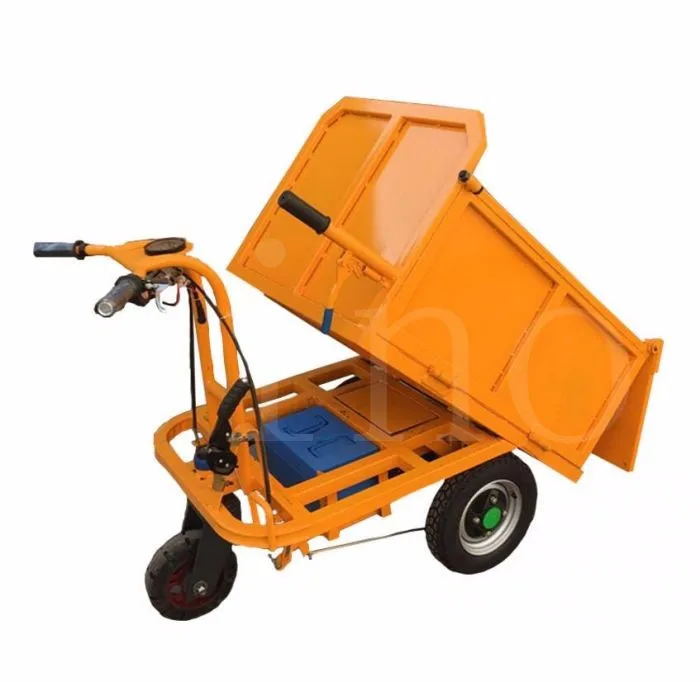 Push Goods Electric Trolley Construction Site Three Doors Open ...