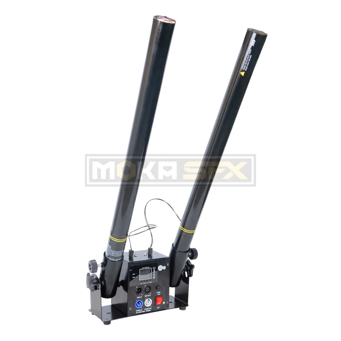 MOKA MK-CN03 Dual-Shot Confetti Cannon Launcher DMX