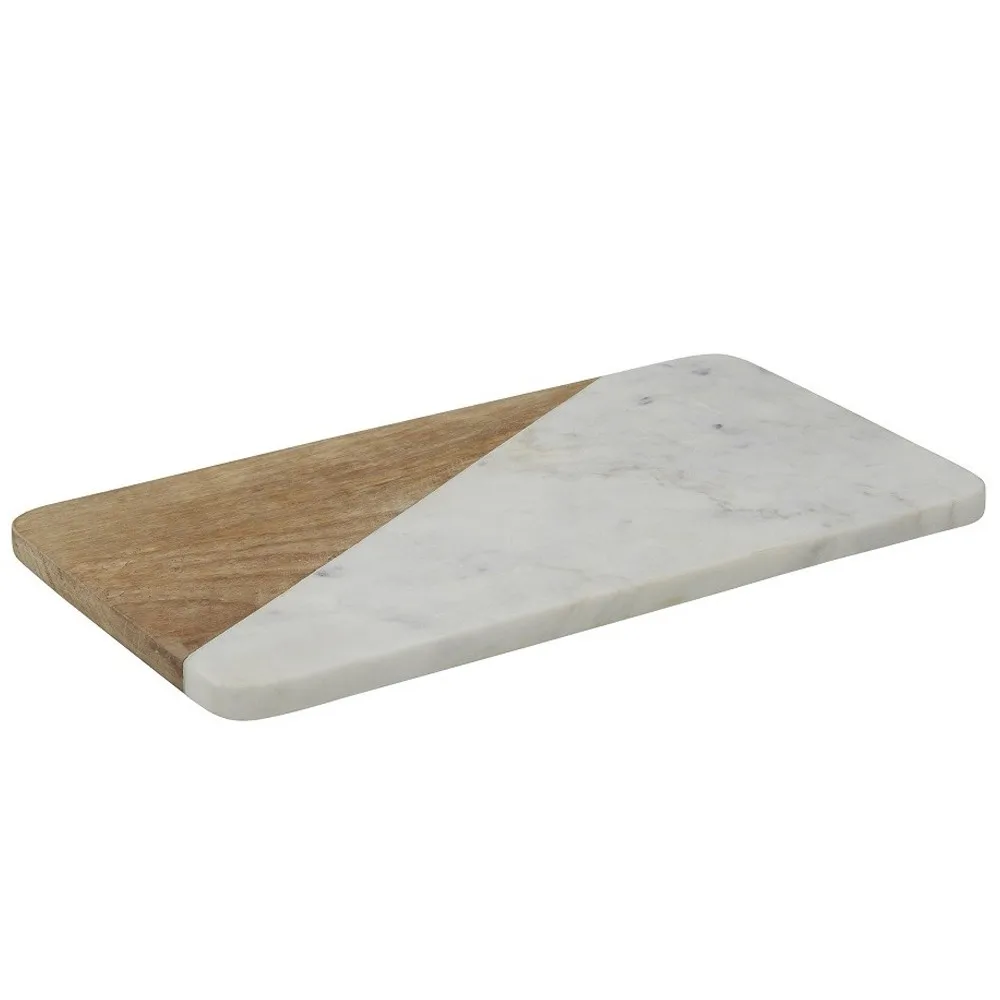 Rectangular Marble And Brass Inlay Cutting Board - Buy Pizza Serving ...