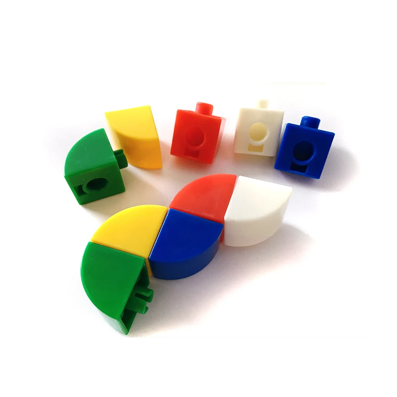 Interlocking 3d Building Plastic Puzzle Connecting Creative For Kids ...