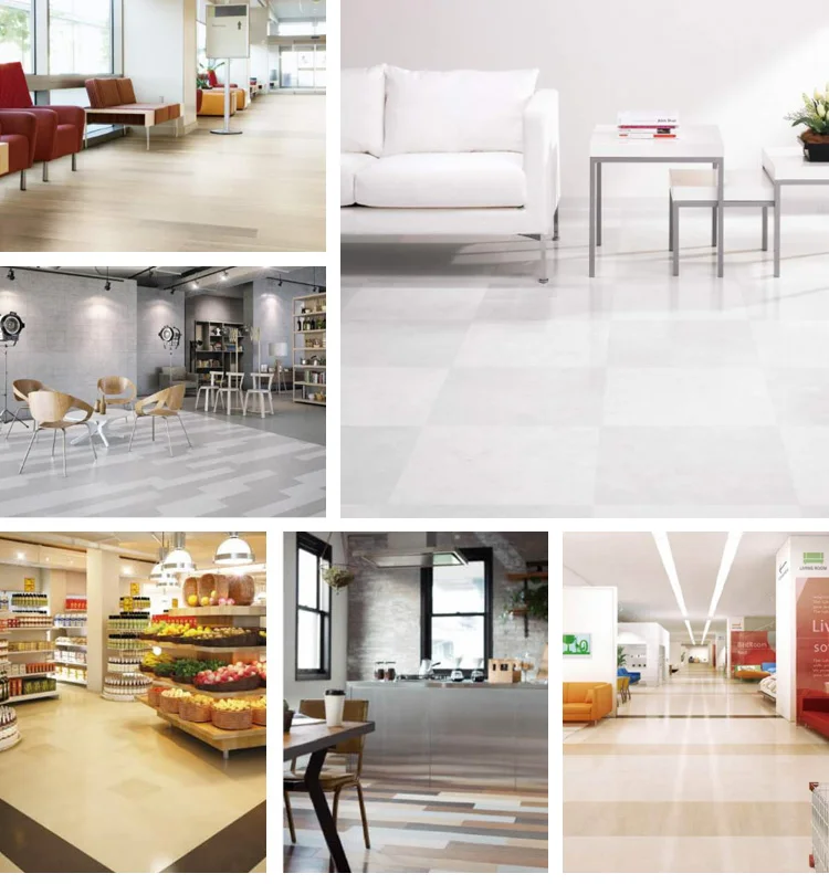 Vinyl Composition Tile With Uv Coating,High Polish,Antibacterial,Anti ...