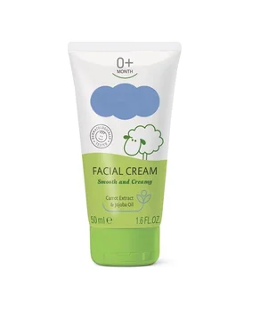 Smooth And Creamy Facial Baby Cream With Herbal Extracts 0+ Months With ...