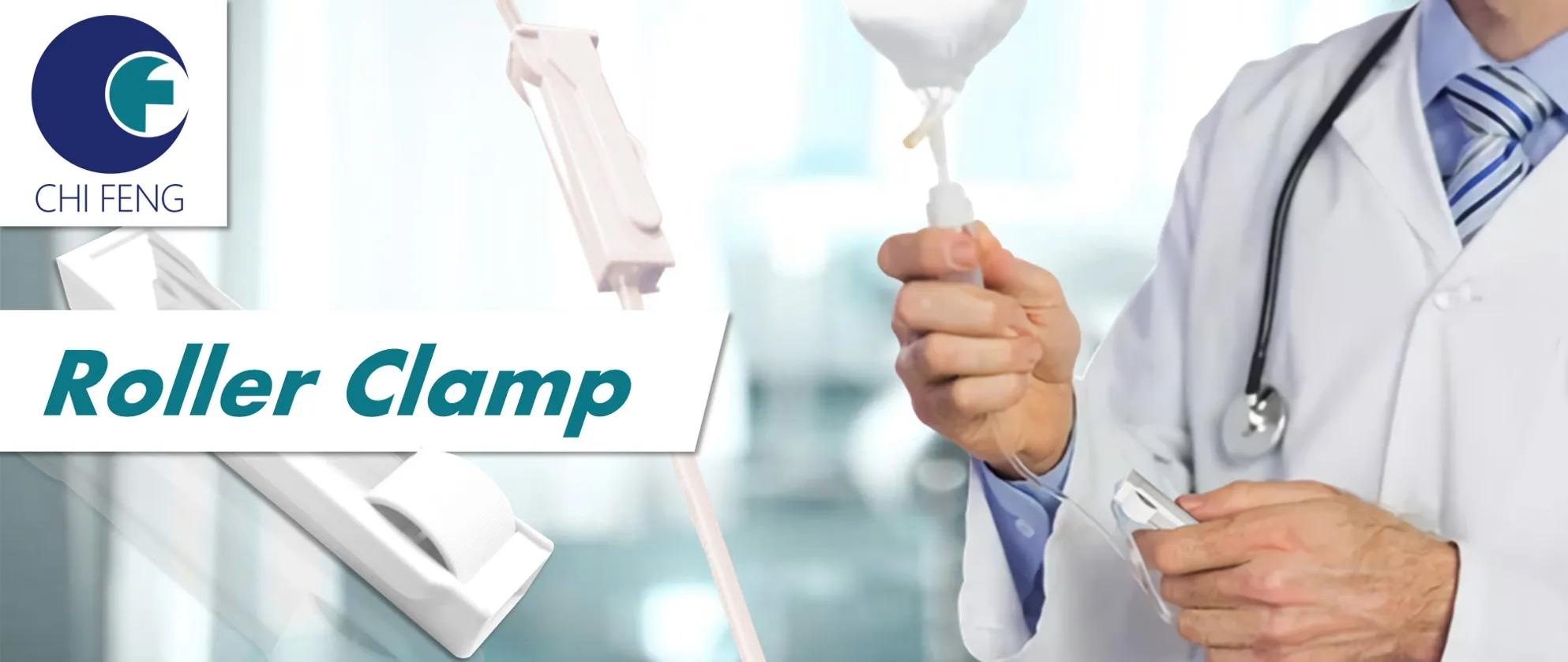Oem Medical Parts Accessories Iv Clamping Infusion Big Roller Clamp ...