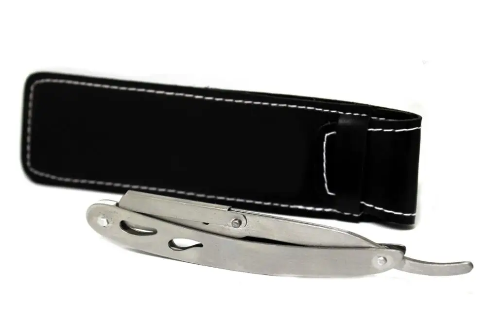 Straight Cut Throat Shaving Razor Shavette Marble Effects Handle ...