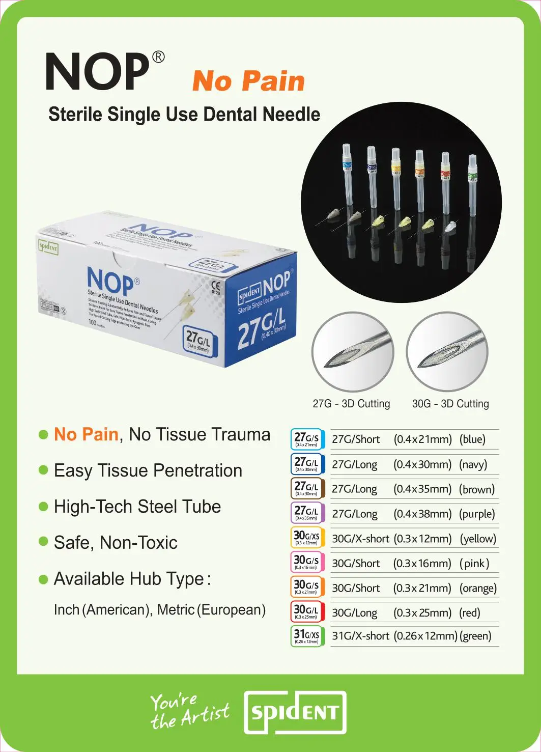 Disposable Sterile Dental Needles For Single Use - Buy Eo Gas ...