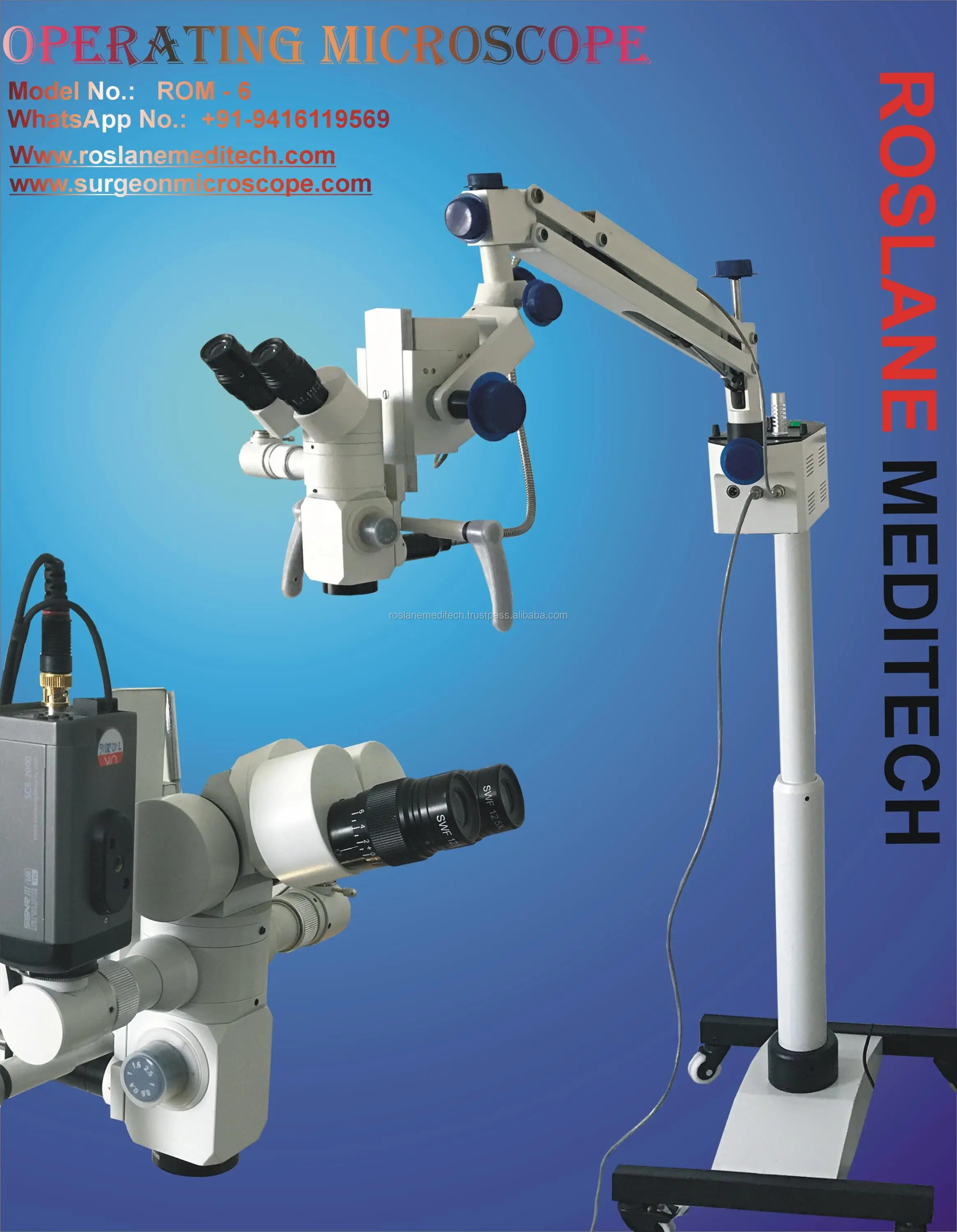 Roslane Brand Medical Operating Surgical Microscope Operation ...