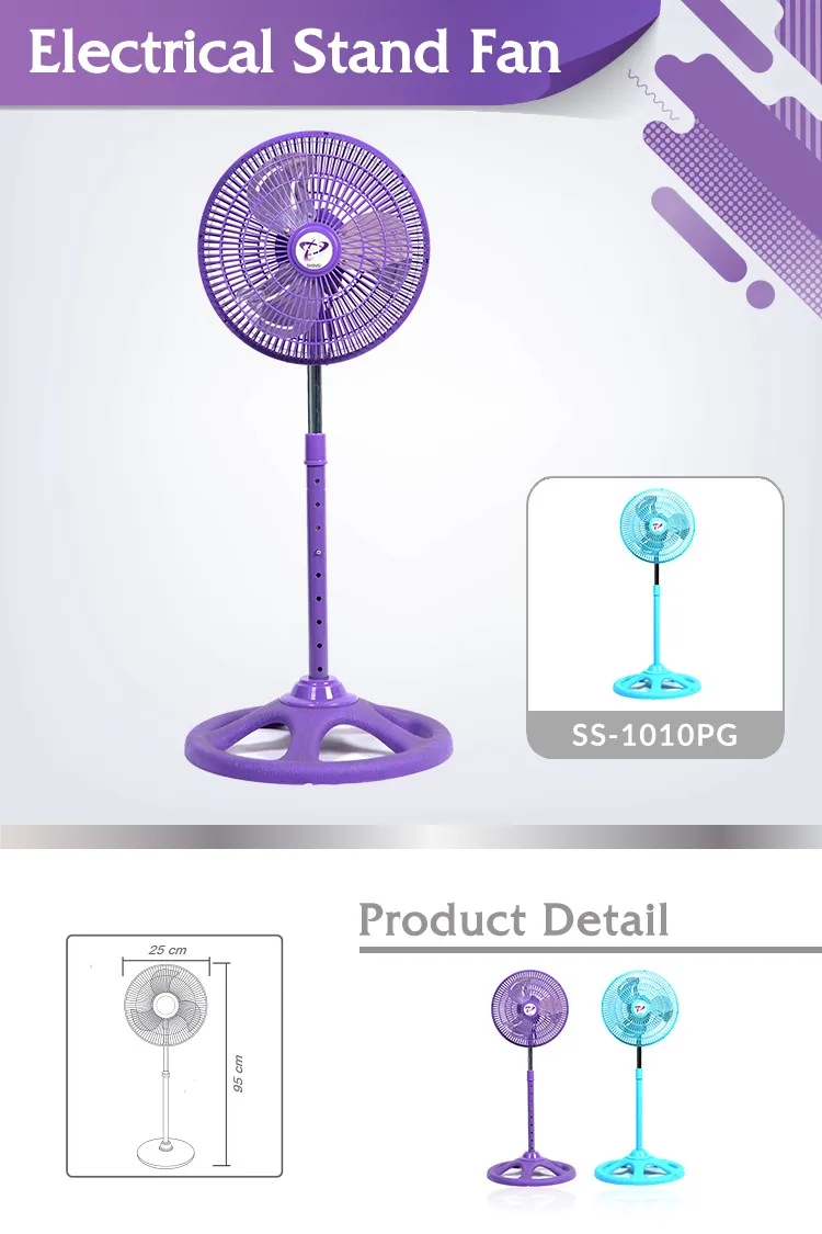 Taiwan Made Rotating Stand Fan Ss-1010pg Multicolor - Buy Hard Hat ...