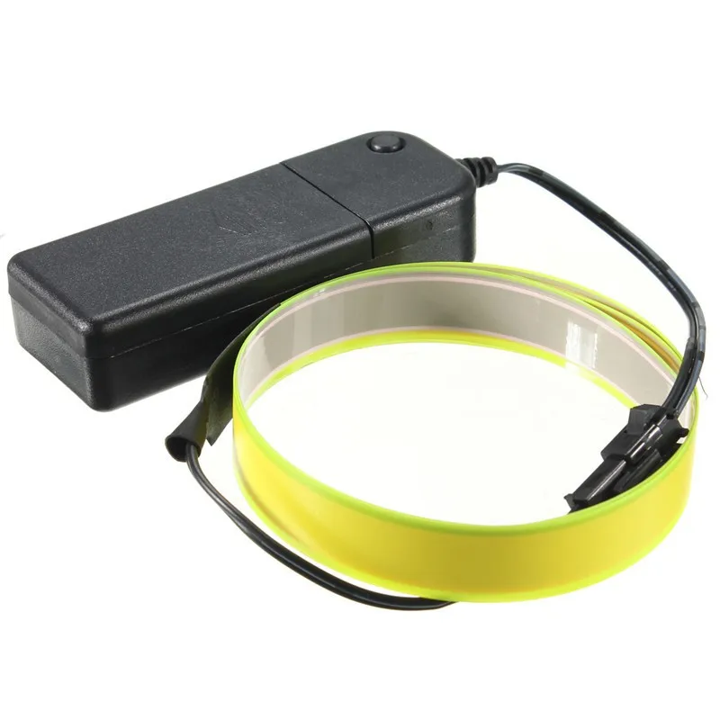 1m 2m 3m Colorful Flexible Electroluminescent Tape El Wire Glowing With ...