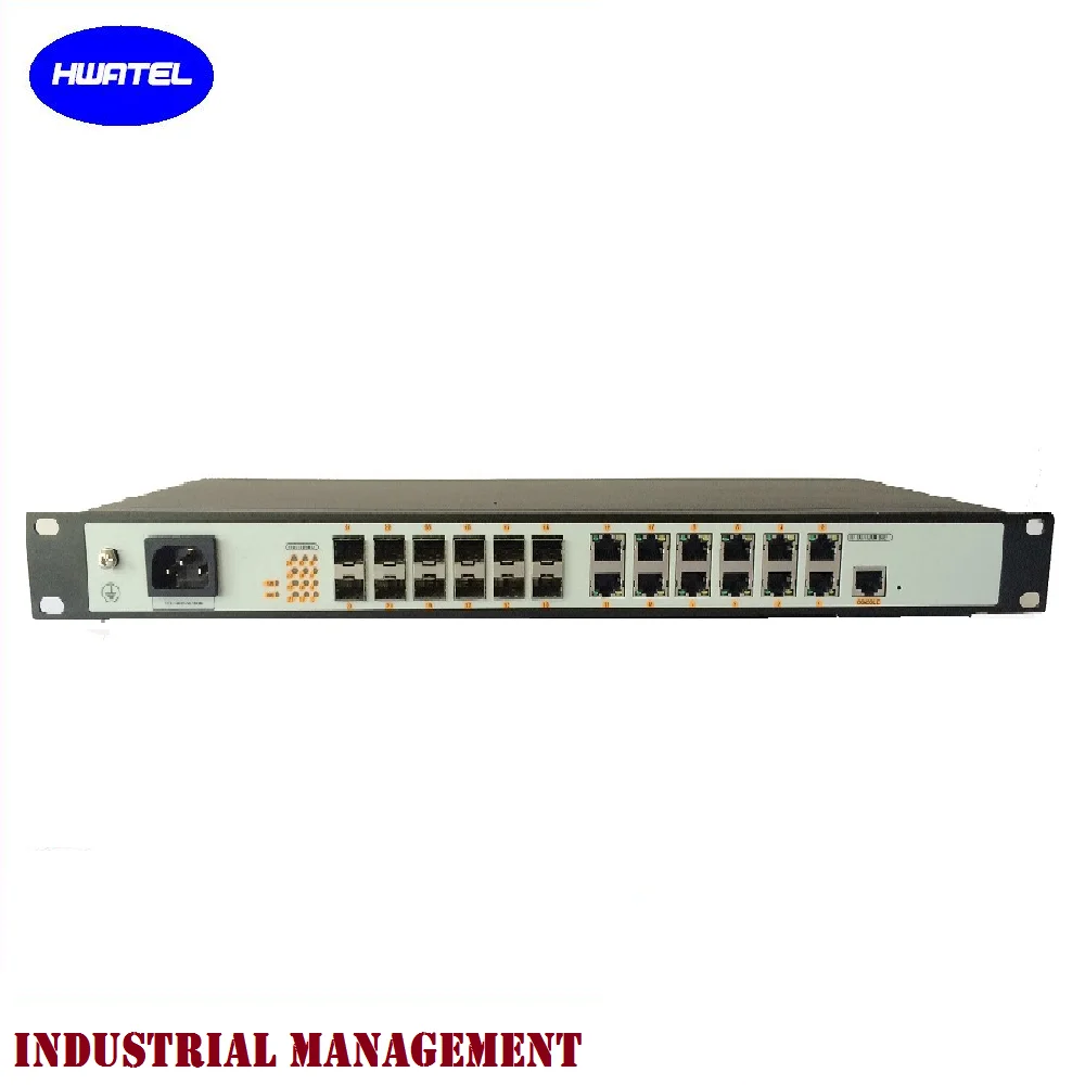 24 Port Fiber Gigabit Ethernet Switch Snmp Rack Mounted Managed ...