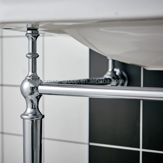 Stainless Steel Wash Hand Basin Stand - Classic Style