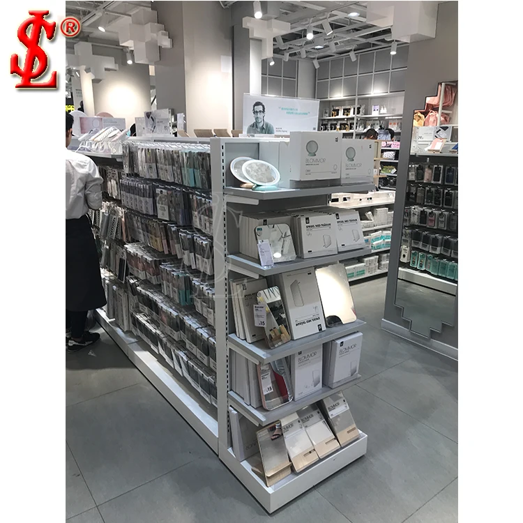 White And Green Color Nome Miniso Display Racks Shelf Rack For Minoso ...